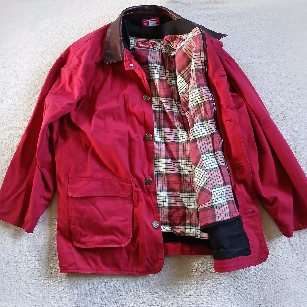 Marlboro Barn Coat Leather Trim - Gem